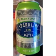 Trader Joe's Sparkling Water, Lime: Calories, Nutrition Analysis & More | Fooducate