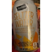 Safeway Refreshe, Mandarin Orange Seltzer: Calories, Nutrition Analysis ...