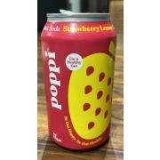 Poppi Probiotic Soda, Strawberry Lemonade: Calories, Nutrition Analysis ...