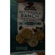 Quaker Rice Crisps, Buttermilk Ranch: Calories, Nutrition Analysis ...