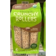 Rollers Crunchy Rice Rollers, Original Brown Rice: Calories, Nutrition ...
