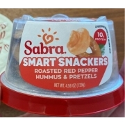 Sabra Smart Snackers, Roasted Red Pepper Hummus & Pretzels: Calories ...