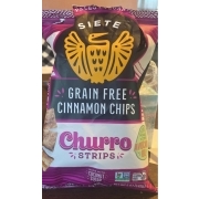Siete Churro Strips, Cinnamon Chips, Made With Coconut Sugar: Calories ...