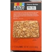 Kind Energy Bars, Peanut Butter: Calories, Nutrition Analysis & More ...