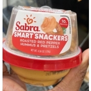Sabra Smart Snackers, Roasted Red Pepper Hummus & Pretzels: Calories ...