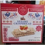 Preferred Selection Sesame Crispbread: Calories, Nutrition Analysis ...