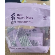 Good & Gather Mixed Nuts, Raw: Calories, Nutrition Analysis & More ...