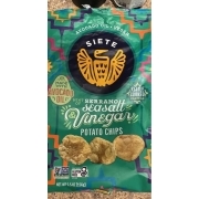 Siete Potato Chips, Kettle Cooked, Sea Salt & Vinegar: Calories ...