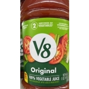 V8 100% Vegetable Juice, Original: Calories, Nutrition Analysis & More ...