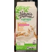 Nature's Promise Oat Milk, Unsweetened, Original: Calories, Nutrition ...