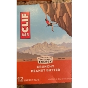 Clif Bar Energy Bars, Crunchy Peanut Butter: Calories, Nutrition ...