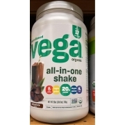 Vega All-in-one Shake, Chocolate, Organic: Calories, Nutrition Analysis ...