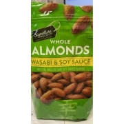 Signature Select Whole Almonds, Wasabi & Soy Sauce: Calories, Nutrition ...