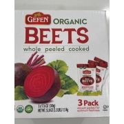 Gefen Beets, Organic: Calories, Nutrition Analysis & More | Fooducate