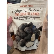 Trader Joe's Almonds, Slightly Coated, Dark Chocolate: Calories, Nutrition Analysis & More ...