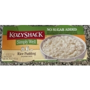 Kozy Shack Rice Pudding: Calories, Nutrition Analysis & More | Fooducate