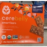 Cerebelly Smart Bars, Strawberry Beet: Calories, Nutrition Analysis ...