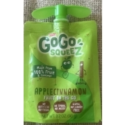 GoGo Squeez Fruit on the Go, Apple Cinnamon: Calories, Nutrition ...