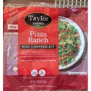 Taylor Farms Mini Chopped Kit, Pizza Ranch: Calories, Nutrition ...
