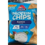 Atkins Protein Chips, Ranch: Calories, Nutrition Analysis & More ...