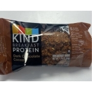 Kind Breakfast Protein Bar, Dark Chocolate Cocoa: Calories, Nutrition ...