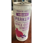 Trader Joe's Apple Cider Vinegar Beverage, Sparkling, Blueberry + Pomegranate, Organic: Calories ...