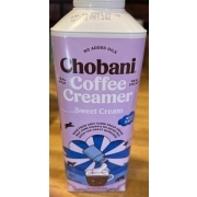 Chobani Coffee Creamers, Sweet Cream: Calories, Nutrition Analysis ...