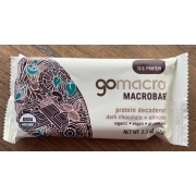 Go Macro Macro Bar, Dark Chocolate + Almonds: Calories, Nutrition ...