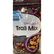 Great Value Trail Mix, Omega-3: Calories, Nutrition Analysis & More ...