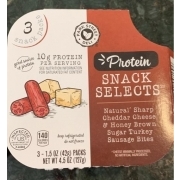 Park Street Deli Cheese & Turkey Sausage Bites, Snack Selects, Protein ...