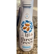 Three Trees Almondmilk, Unsweetened, Original: Calories, Nutrition ...