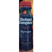 Chobani Complete Yogurt Shake, Strawberry Cream: Calories, Nutrition ...