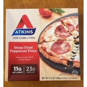 Atkins Pizza, Stone Fired Pepperoni: Calories, Nutrition Analysis ...