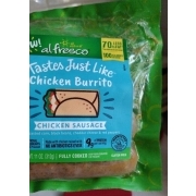 Al Fresco Chicken Sausage, Tastes Just Like, Chicken Burrito: Calories ...