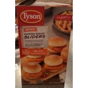 Tyson Chicken Sliders, Breast, Spicy: Calories, Nutrition Analysis ...
