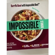 Impossible Bowls Burrito Bowl, with Impossible Beef: Calories ...