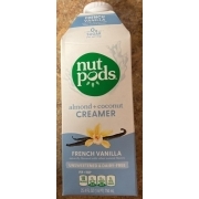Nut Pods Creamer, Almond + Coconut, French Vanilla: Calories, Nutrition ...
