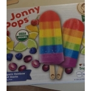 Jonny Pops Popsicle, Rainbow Fruit, Organic: Calories, Nutrition ...