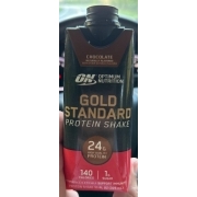 Optimum Nutrition Protein Shake, Gold Standard, Chocolate: Calories ...