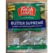 Fresh Express Butter Supreme, Crunchy Blends: Calories, Nutrition ...