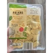 Priano Ravioli, Ricotta & Spinach: Calories, Nutrition Analysis & More ...