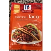 McCormick Taco Seasoning Mix, Original: Calories, Nutrition Analysis ...