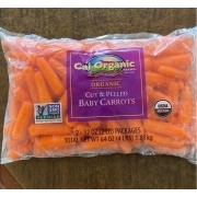 Cal-Organic Farms Baby Carrots, Cut & Peeled: Calories, Nutrition ...
