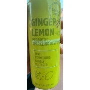 Trader Joe's Sparkling Beverage, Probiotic, Ginger Lemon: Calories, Nutrition Analysis & More ...
