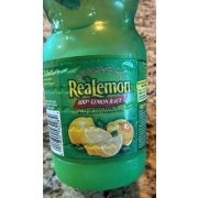 Real Lemon 100% lemon Juice: Calories, Nutrition Analysis & More ...