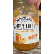Smucker's Fruit Spread, Simply Fruit, Apricot: Calories, Nutrition ...