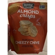 Hippie Snacks Almond Crisps, Cheezy Chive: Calories, Nutrition Analysis ...