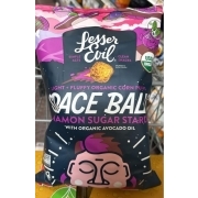 Lesser Evil Corn Puffs, Space Balls, Cinnamon Sugar Stardust: Calories ...