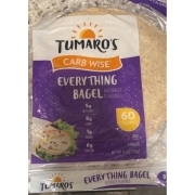 Tumaro's Wraps, Carb Wise, Everything Bagel: Calories, Nutrition ...