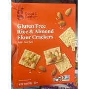 Good & Gather Rice & Almond Flour Crackers, with Sea Salt: Calories ...